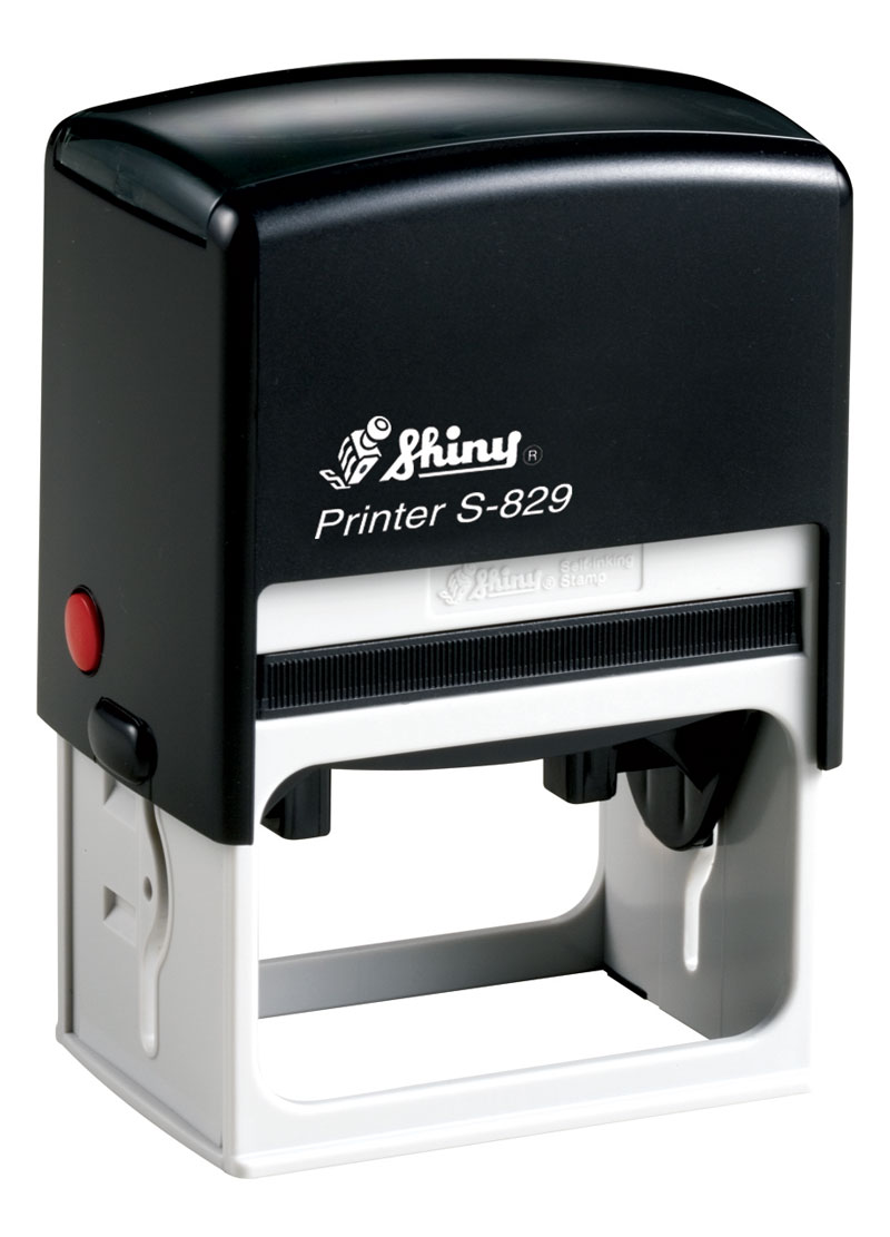 Buy Shiny S-829 Self-Inking hand stamps fron Indiana Stamp, located in Fort Wayne, Indiana.