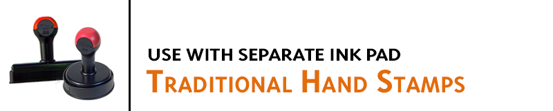 Handle Stamps are available in a wide variety of shapes & sizes.