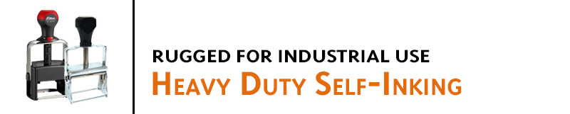 Heavy Duty Self-Inking Stamps at ISC