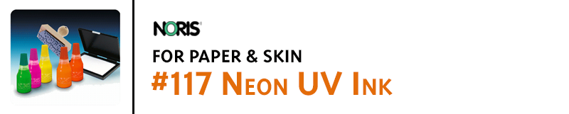#117 Neon UV Stamp Pad Ink | Has a florescent effect