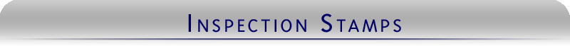 Buy Custom Inspection Stamps to mark on any surface from Indiana Stamp