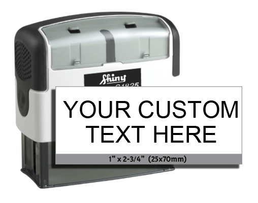 Buy Shiny S-855 Self Inking Hand Stamps from Indiana Stamp, located in Fort Wayne, Indiana