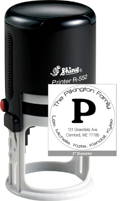 Buy Shiny round R-552 Self-inking hand stamps from Indiana Stamp ...